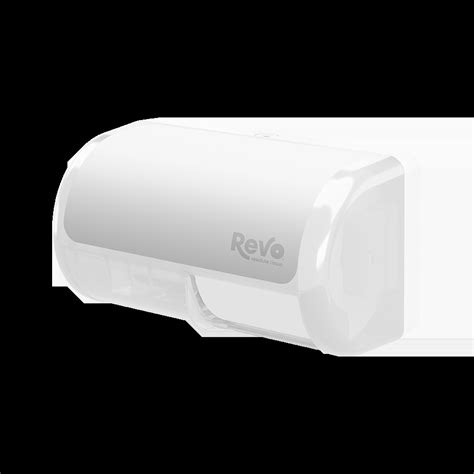 Revo® Twin Hi Capacity Small Core Tissue Dispenser White Finish Domtar