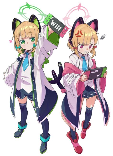 Momoi And Midori Blue Archive Drawn By Ayuuuuuu Danbooru