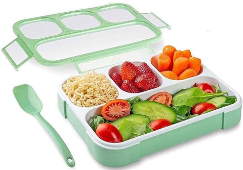 Buy Primelife Plastic Leak Proof 4 Compartment Lunch Box Reusable