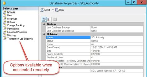 Sql Server Fix Missing Mirroring” And Transaction Log Shipping
