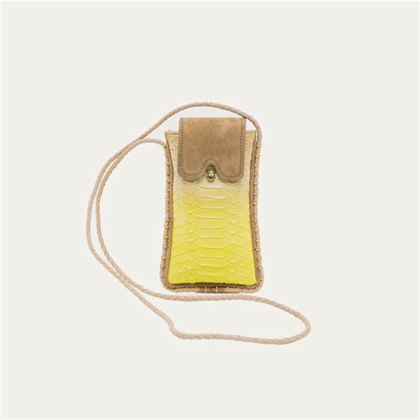 Glasses Case Emile Python Yellow But