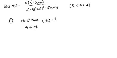 Solved Draw The Root Locus Of The System Whose Open Loop Transfer