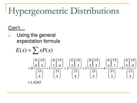 Ppt Hypergeometric Distributions Powerpoint Presentation Free Download Id6565318
