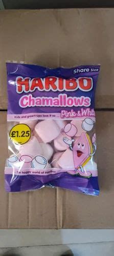 Haribo Chamallows Pink White Candy Packaging Type Packet At Rs 165