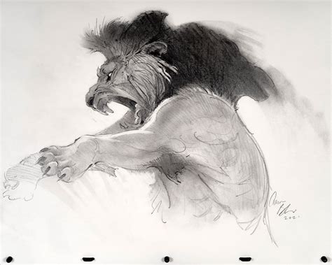 Powerful Lion 2021 The Art Of Aaron Blaise