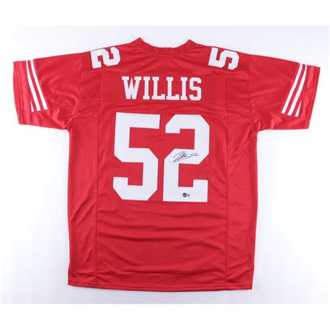 Patrick Willis Signed Jersey Beckett Pristine Auction
