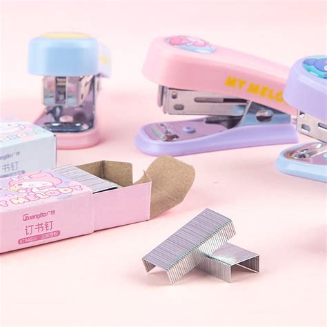 Sanrio Characters Mini Stapler Box Of Refills Kawaii Pen Shop