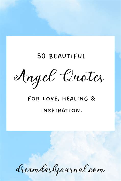 50 Beautiful Angel Quotes For Love Inspiration And Serenity