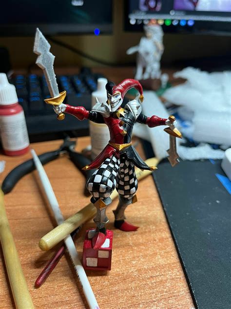 3d Printed Shaco 3d Print Model From League Of Legends • Made With Elegoo Mars 3 Pro・cults