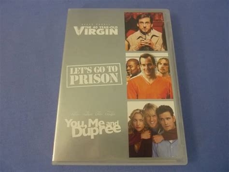 The 40 Year Old Virgin Lets Go To Prison You Me And Dupree Dvd 3movie