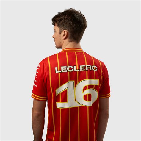 2024 Charles Leclerc Soccer Jersey Scuderia Ferrari F1 Fuel For Fans