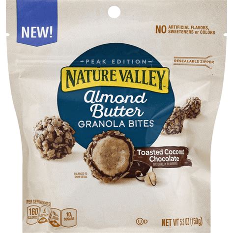 Nature Valley Granola Bites Almond Butter Toasted Coconut Chocolate