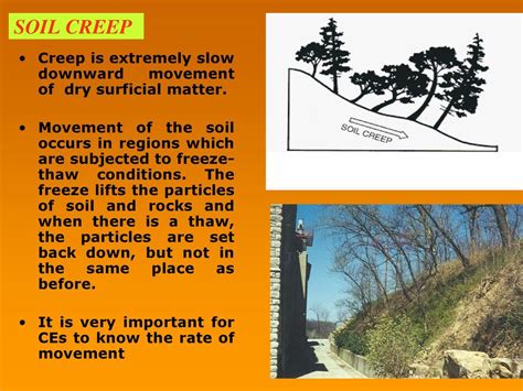 Soil Creep Mass Movement