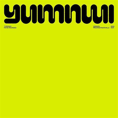 A Rounded Version Of Fatso Typeface