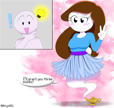 Rule 34 Blush Brown Hair Comic Eyelashes Fully Clothed Genie Ghost
