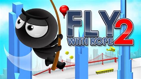 Fly With Rope Stickman Swing In The Sky Android Gameplay Hd Youtube