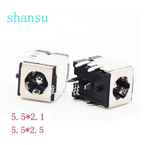 Free Shipping 5pcs Dc 007b Dc Power Jack Socket Connector Dc007b 5 5 2