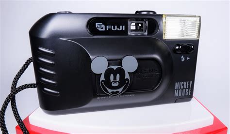 Fujifilm Hi Mickey Mouse Dl 7 35mm Compact Film Camera Outfit New In The Box Fujinon Lens