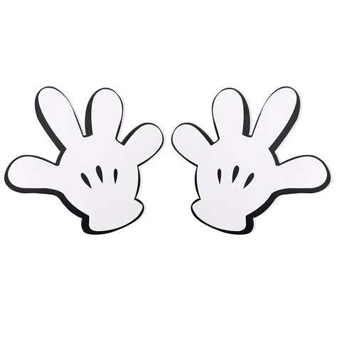 Mickey Mouse Glove Template