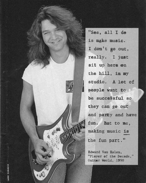 Van Halen Tribute On Instagram “another Quote By The Legendary Edward