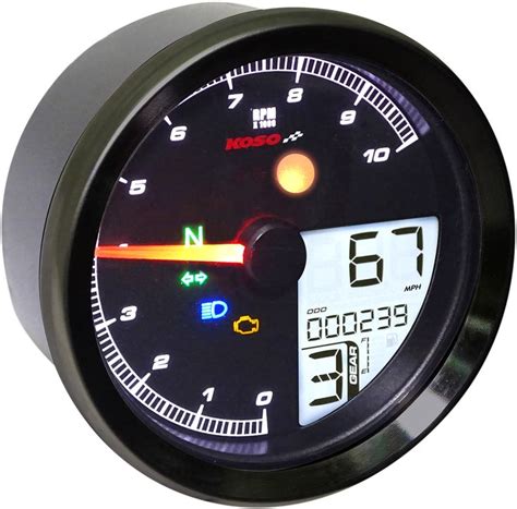 Koso North America Tnt 04 Multi Function Meters Tach Multi Metr Tnt04 Bk