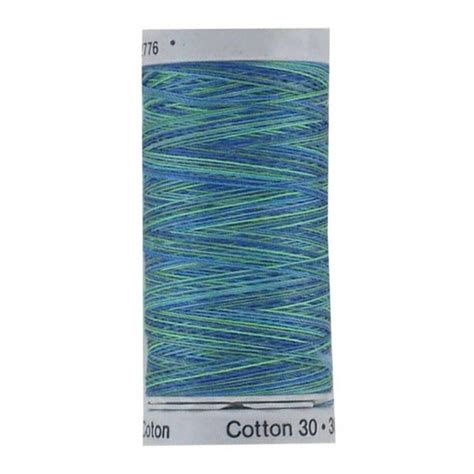 Gutermann Blue Green Sulky Cotton Thread 30 Weight 300m 4016 Hobbycraft