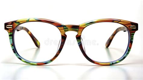 Stylish Eyeglass Frames Modern Designs For Fashionable Vision Eye Protection Stock Illustration