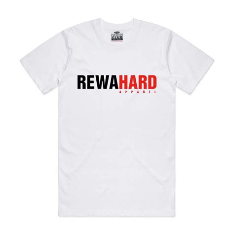 Pro Club Mens Heavyweight Rewahard Logo Tee White