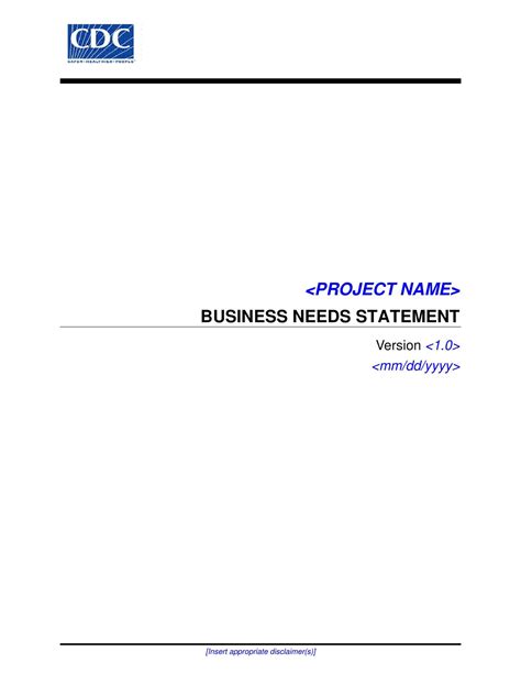 Free Printable Statement Of Need Templates Grants And Scholarship