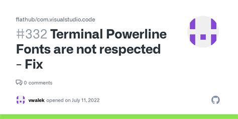 Terminal Powerline Fonts Are Not Respected Fix · Issue 332 · Flathub De