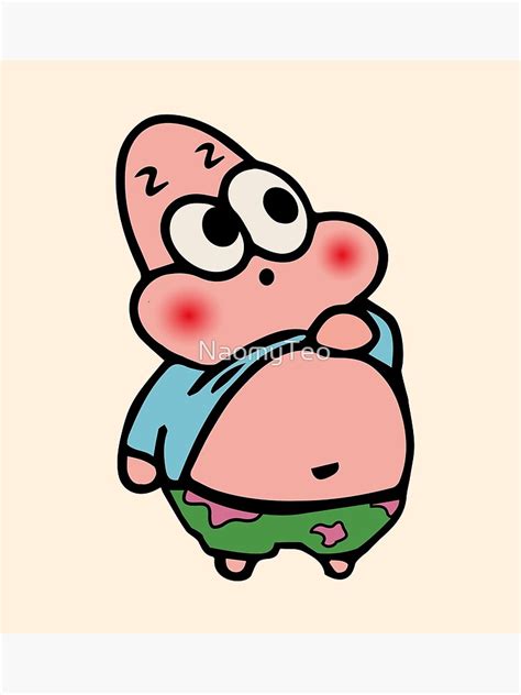 Cute Patrick Star Cute Memes Poster For Sale By Naomyteo Redbubble