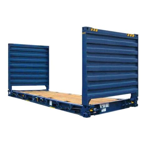 40ft High Cube Flat Rack Containers Intermodal Equipment