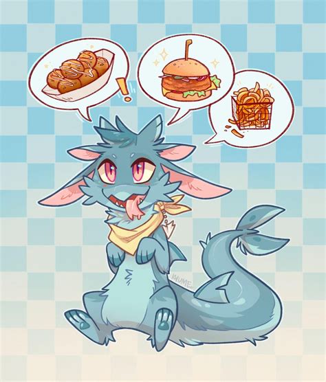 Whats Your Comfort Food Heres Skiff Begging For All The Food [art By