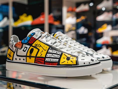 Luxury Fashion Meets Streetwear Custom Sneakers On Dubais High Streets Graffiti Dubai Paris