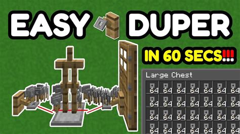 Easy Tripwire Hook Duper Minecraft 12110 Tutorial In 60 Seconds