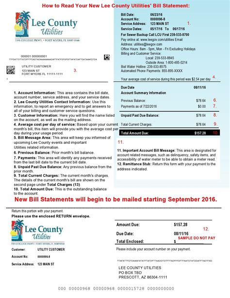 40 Editable Utility Bill Templates Free Downloads