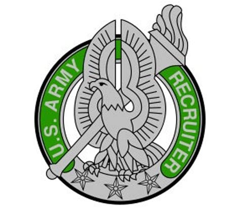 Us Army Basic Recruiter Identification Badge Vector Files Dxf Eps Svg