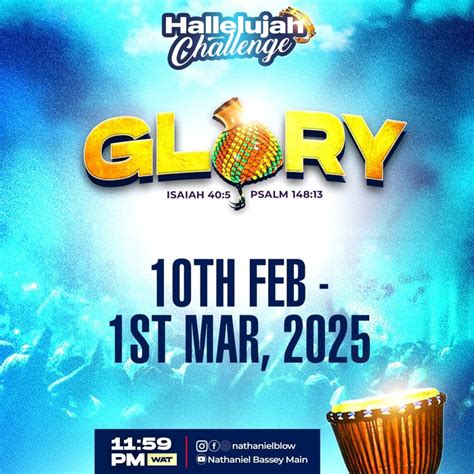 Live Video Hallelujah Challenge February 2025 Day 11 Nathaniel