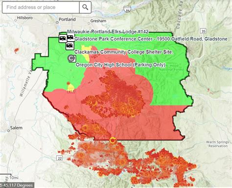 Clackamas County Oregon Map Map Of Rose Bowl