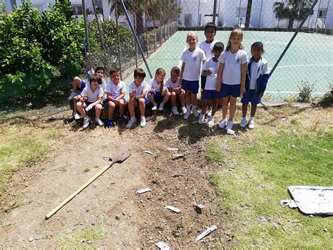 Mr English Mr James Class Have Planted Their Sun