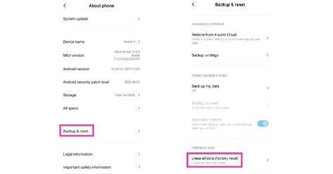 How To Easily Hard Or Factory Reset Xiaomi Smartphones