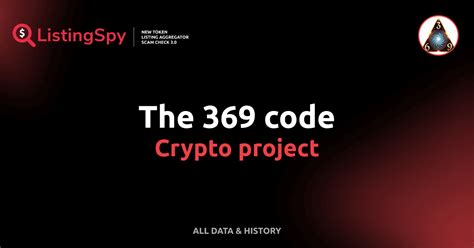 The 369 Code Crypto Project 369 Token Listings Events Analysis