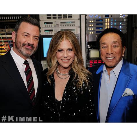 Smokey On Jimmy Kimmel Live With Rita Wilson Smokey Robinson
