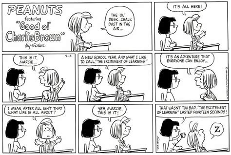 10 Funniest Peanuts Comics About Going Back To School