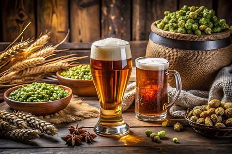 Appreciating Artisanal Brewing Microbreweries And Smallbatch Beer Creations Premium Ai
