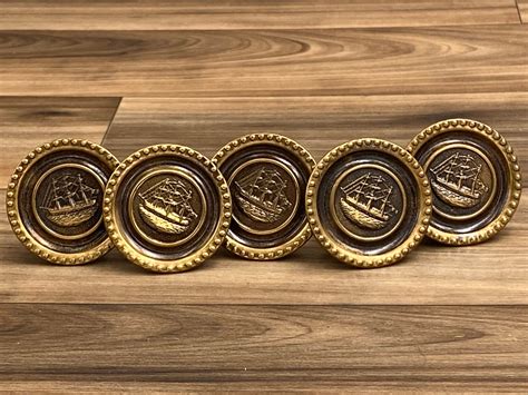 Vintage Ship Dresser Knobs Nautical Reclaimed Hardware Cabinet Pulls