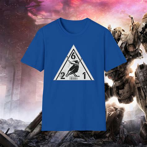 Chained Raven Emblem Armored Core 6 Fires Of Rubicon Fromsoftware Unisex Softstyle T Shirt Etsy