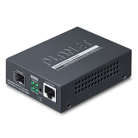 101001000base T To 1001000base X Sfp Managed Media Converter