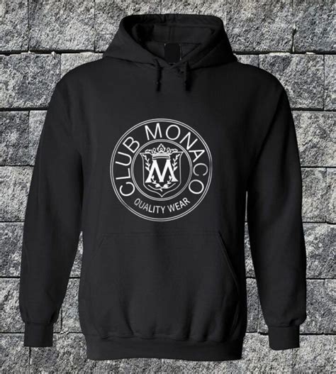 Club Monaco Hoodie Hoodies Club Monaco Print Clothes