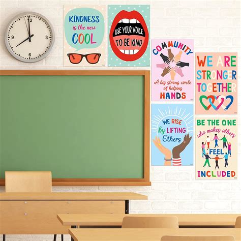 Buy Sweetzer And Orange Kindness Posters For Classroom Decorations 6